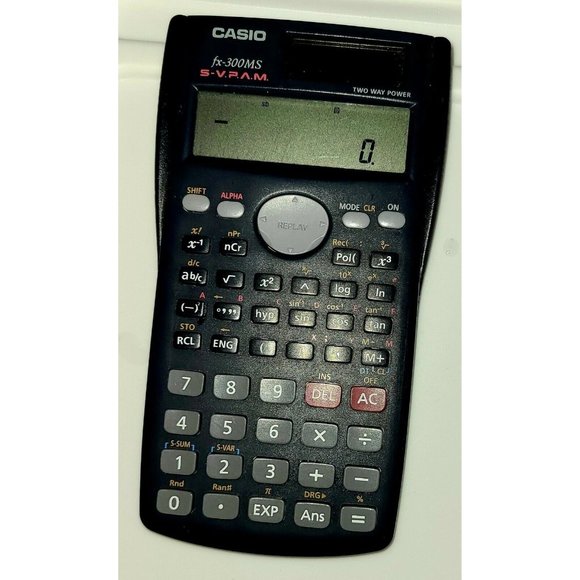 Casio | Other | Casio Fx30ms Svpam Black Advance Scientific Calculator ...